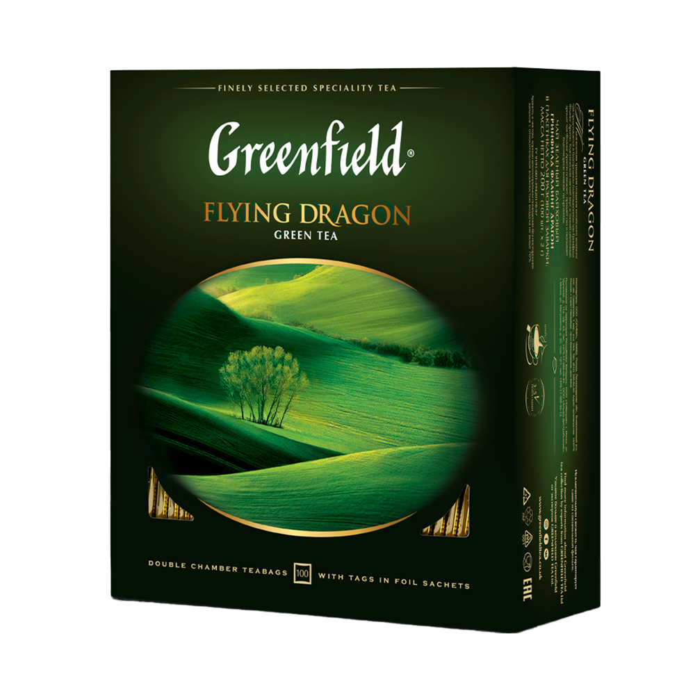 Купить чай зеленый greenfield flying dragon 100 пакетиков с доставкой ...