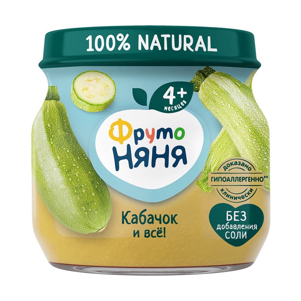 Купить пюре фрутоняня кабачок 80г с доставкой на дом в магазине SPAR