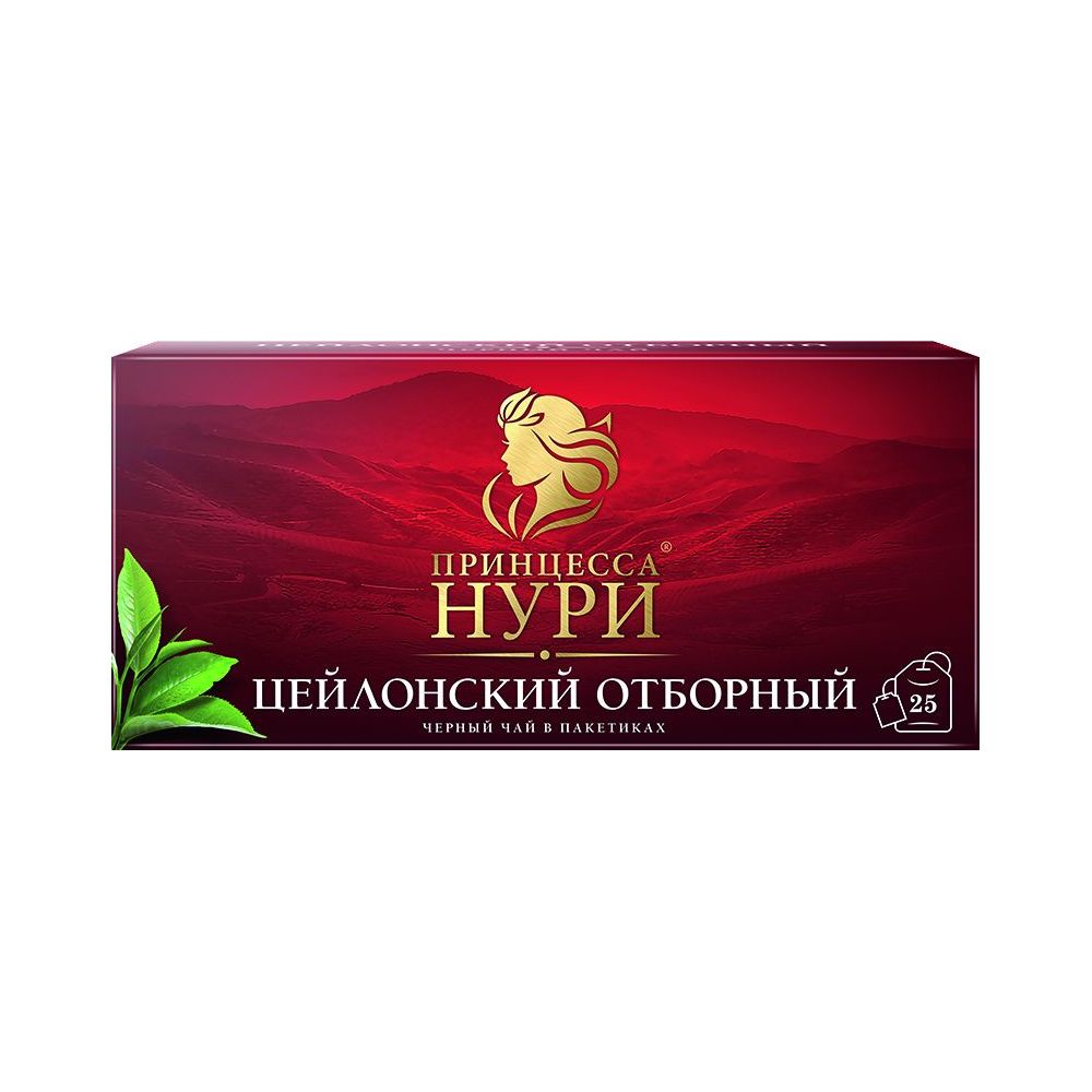 Купить чай черный принцесса нури отборный 25 пакетиков с/я с доставкой ...