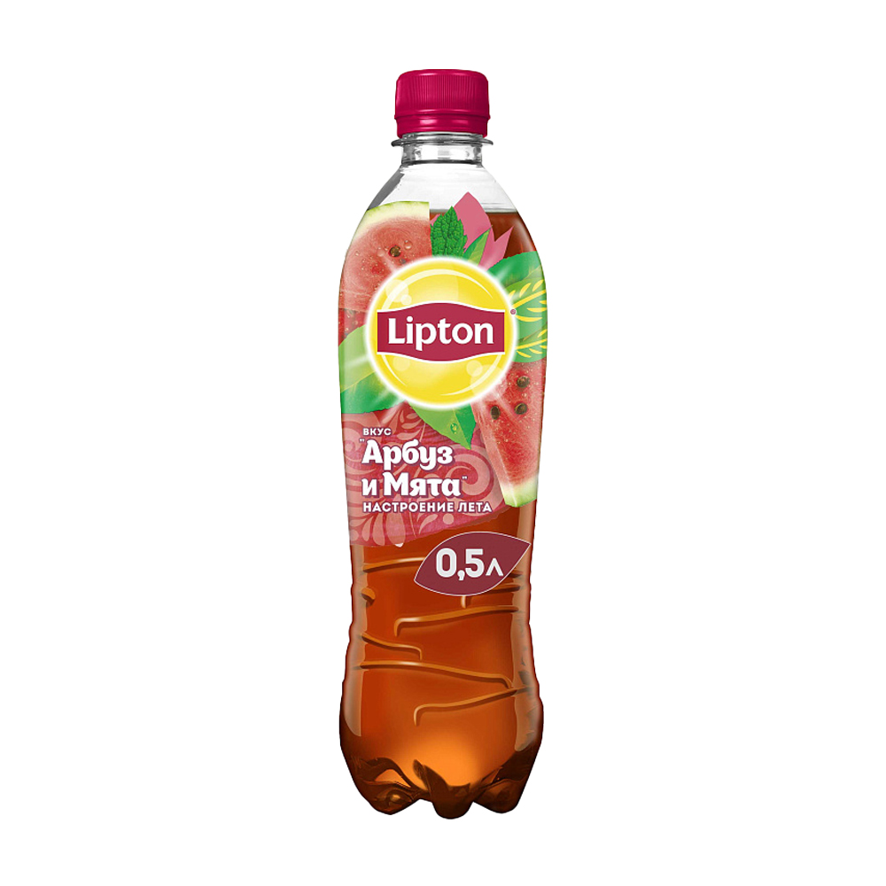Купить чай lipton холодный арбуз мята 0,5л с доставкой на дом в ...