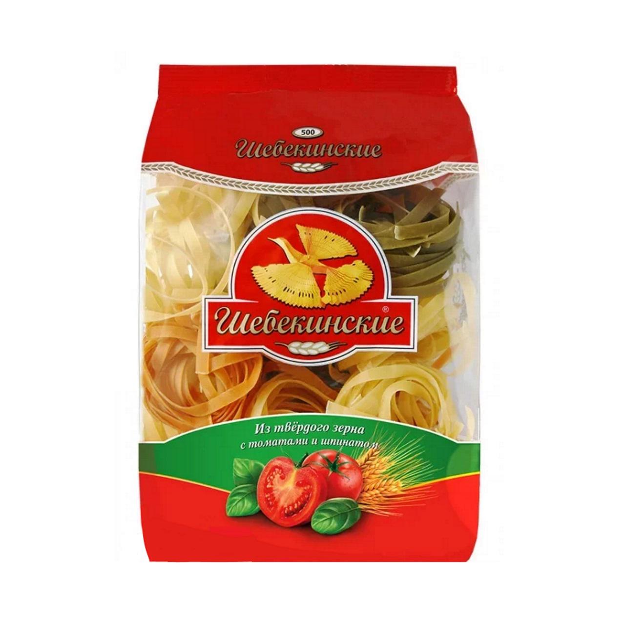 Купить макаронные изделия шебекинские гнезда трехцветная 450г с ...