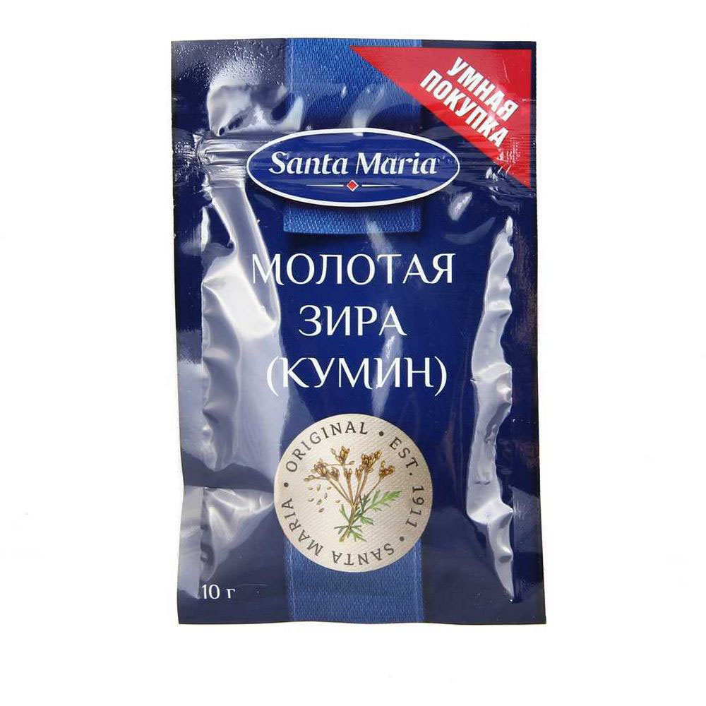 Купить приправа santa maria зира молотая 10г с доставкой на дом в ...