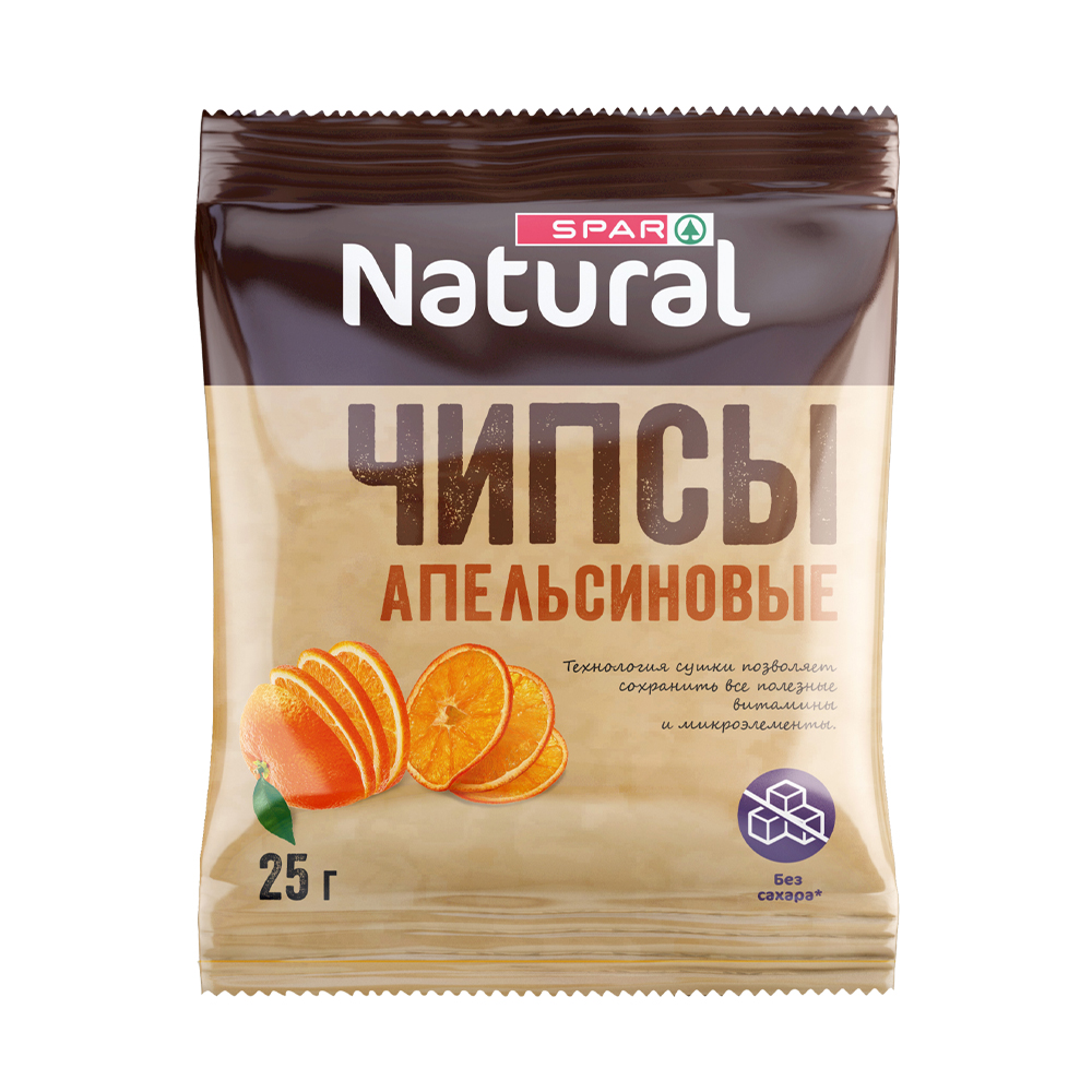 Купить чипсы spar natural из апельсинов 25г с доставкой на дом в ...