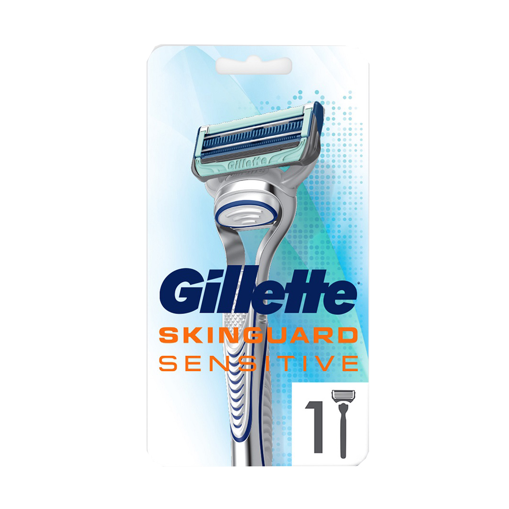 Купить станок бритвенный gillette skinguard sensitive с 1 кассетой с ...