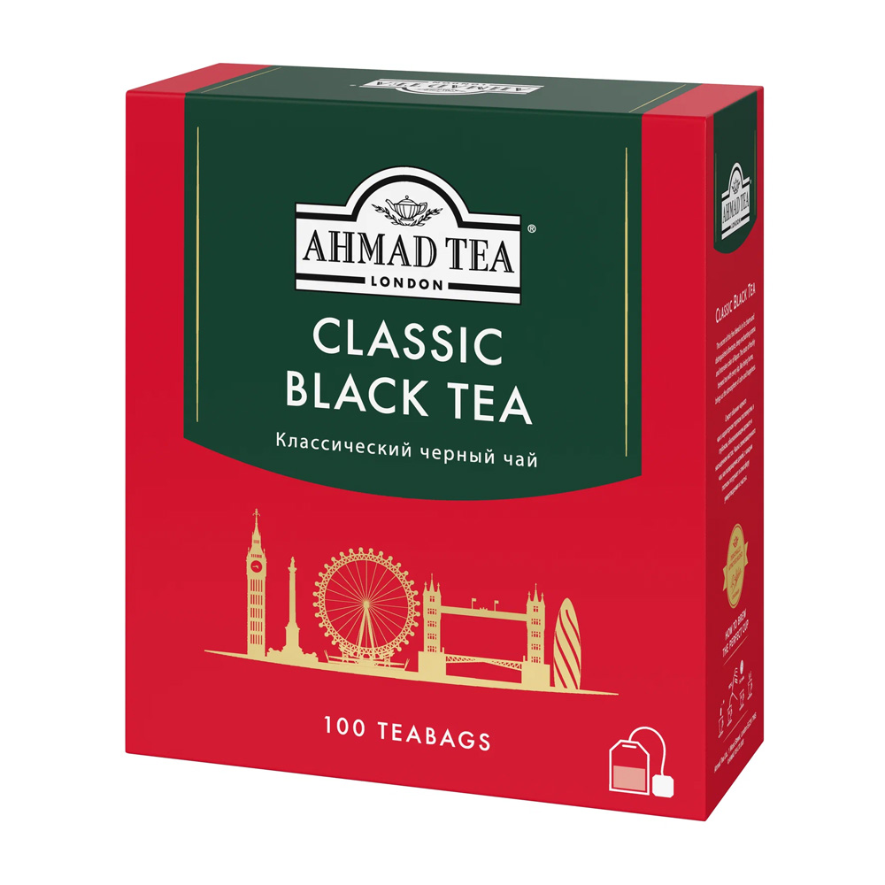 Купить чай черный ahmad tea classic 100 пакетиков с/я с доставкой на ...