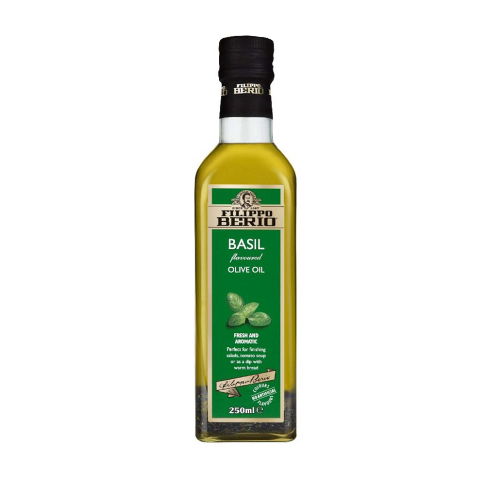 Купить масло оливковое filippo berio extra virgin с базиликом 250мл с ...