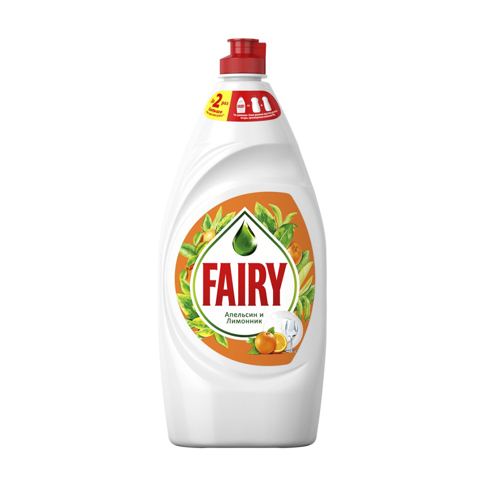 Купить средство для мытья посуды fairy апельсин и лимонник 900мл с ...