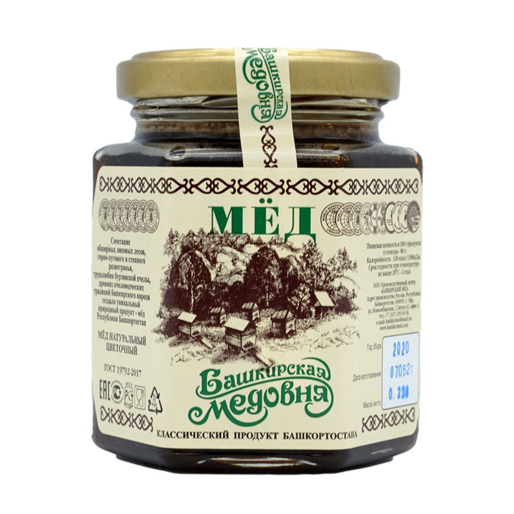 Купить мед башкирская медовня гречишный 230г с доставкой на дом в ...