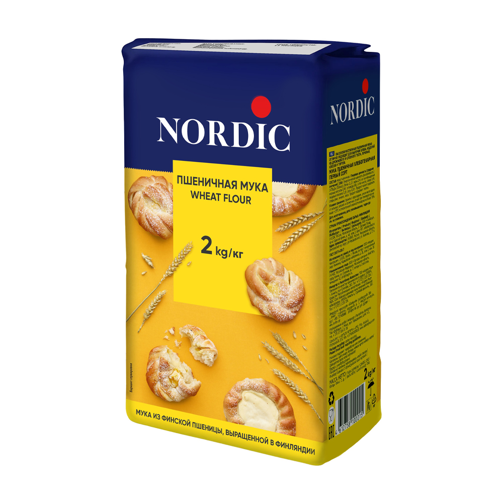 Купить мука пшеничная nordic 2кг с доставкой на дом в магазине SPAR