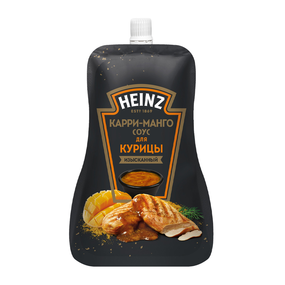 Купить соус heinz карри-манго для курицы 200г дой-пак с доставкой на ...