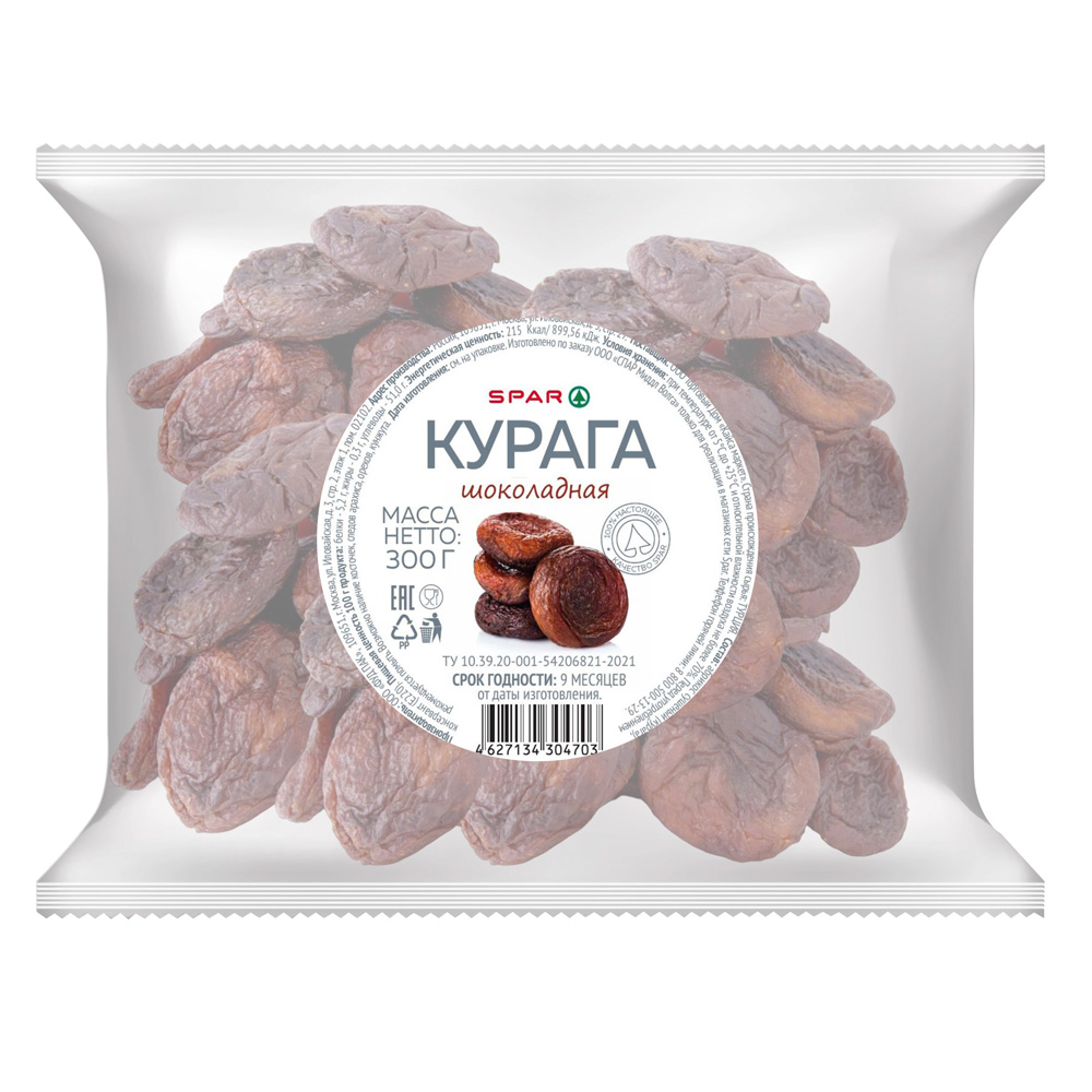 Купить курага spar шоколадная 300г с доставкой на дом в магазине SPAR
