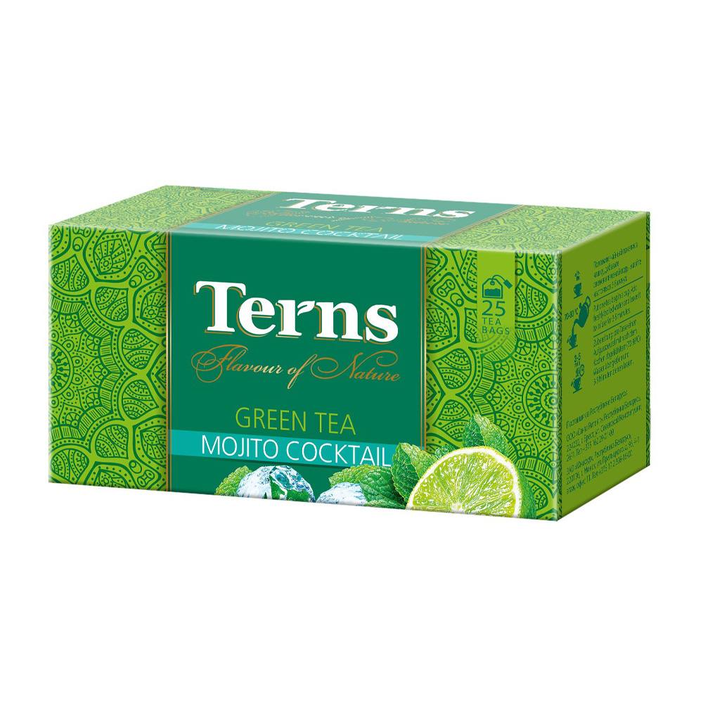Купить чай зеленый terns mojito cocktail 25 пакетиков с доставкой на ...