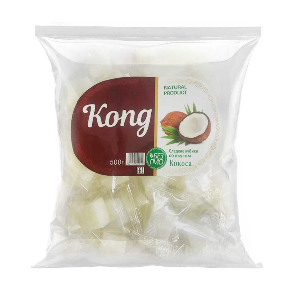 Купить конфеты kong кокос 500г с доставкой на дом в магазине SPAR