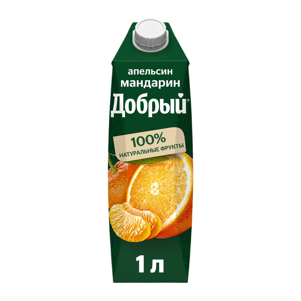 Купить напиток сокосодержащий добрый апельсин мандарин 1л с доставкой ...