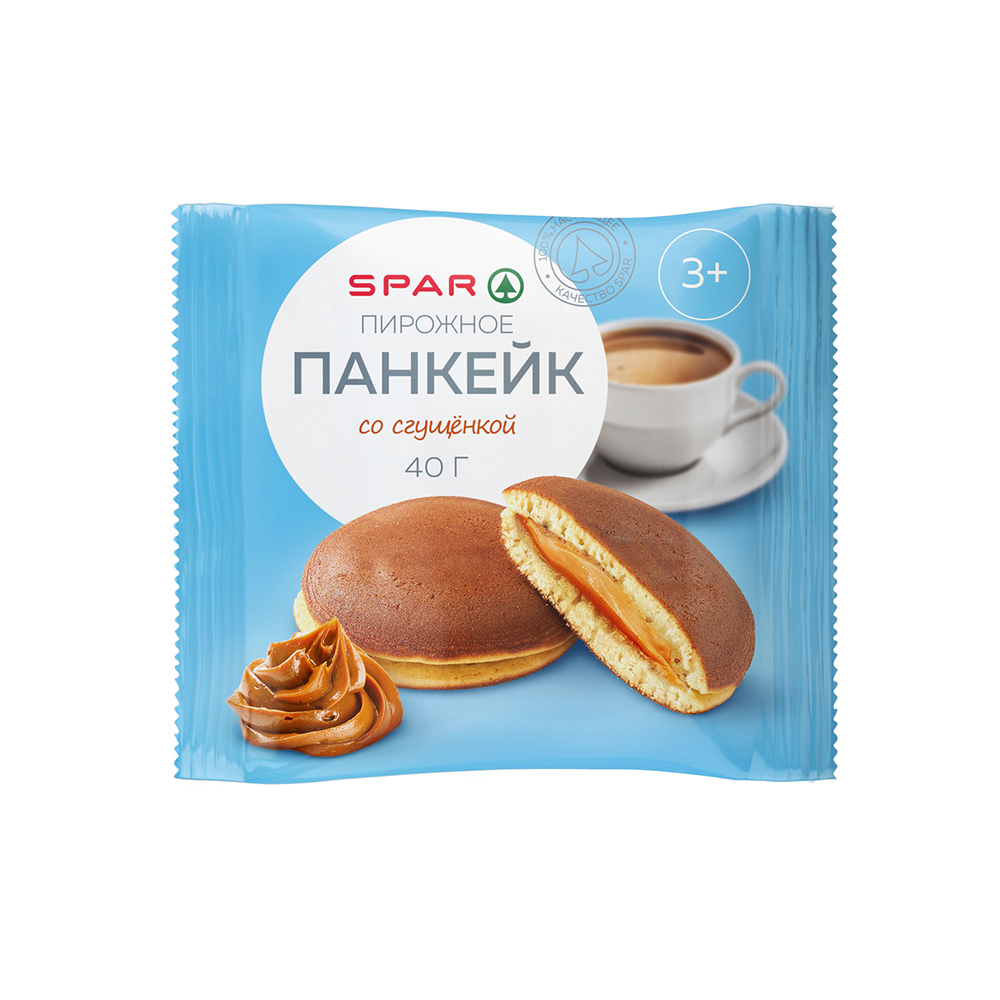 Купить пирожное spar панкейк со сгущенкой 40г с доставкой на дом в ...