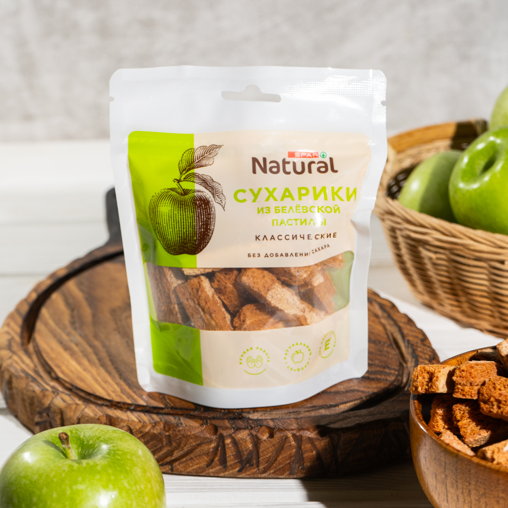 Купить сухарики spar natural из белевской пастилы классические 40г с ...