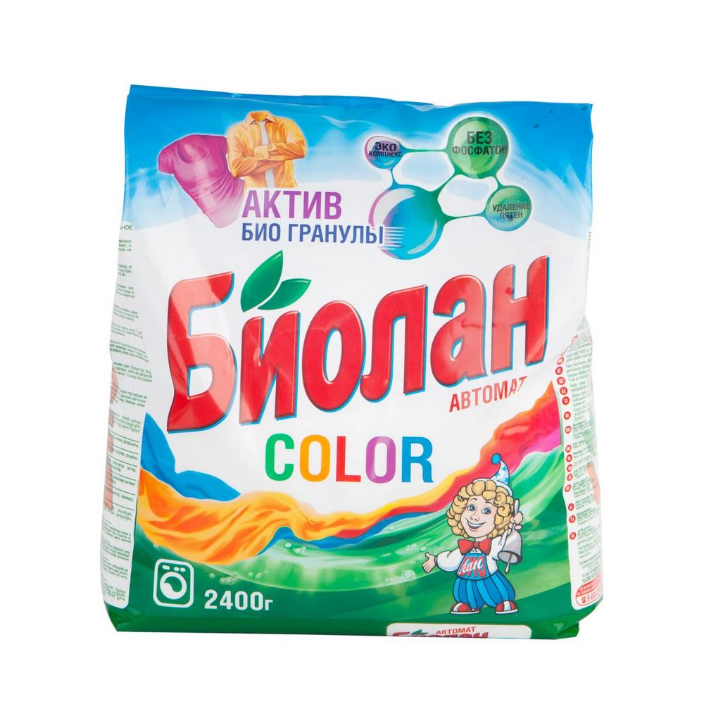Купить стиральный порошок биолан color автомат 2,4кг с доставкой на дом ...