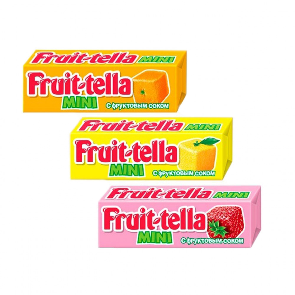 Купить Конфеты Fruit-Tella Жевательные Мини 11г с доставкой на дом в ...